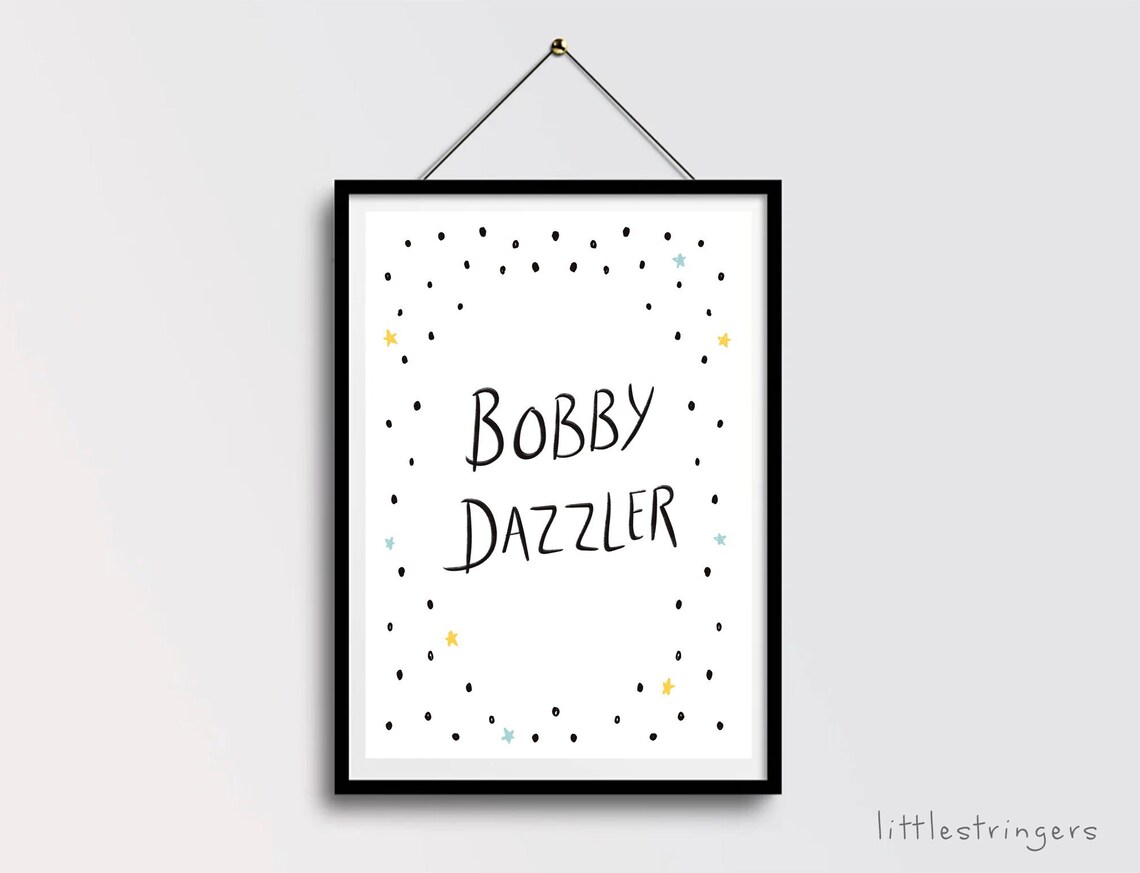 Northern Quotes Sayings Dialect Bobby Dazzler Wall Art Poster Hand ...