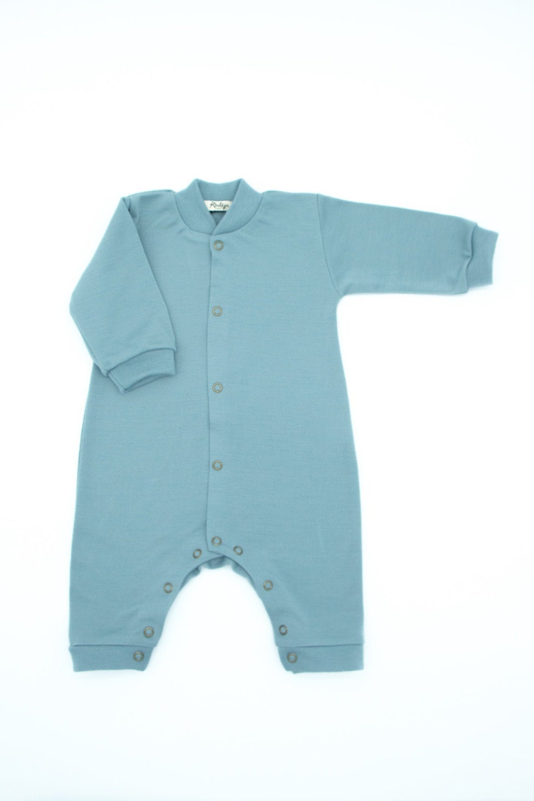 Merino wool romper/ Woollen baby romper/baby overall/baby long sleeve ...