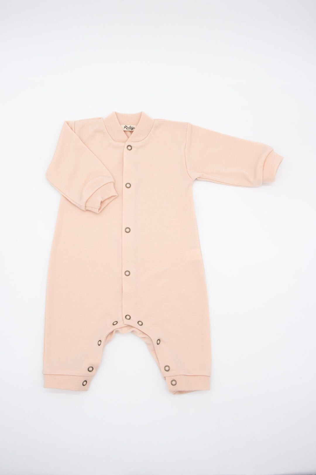 Merino Wool Romper/ Woollen Baby Romper/baby Overall/baby Long Sleeve ...