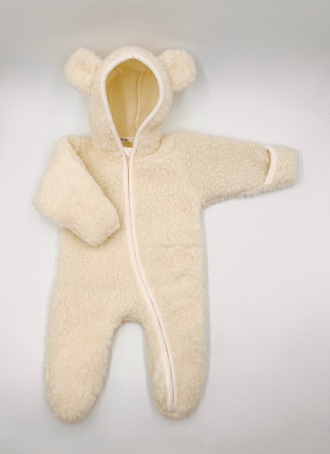 Baby Merino Wool Coverall/baby Winter Romper/ Baby Outdoor Romper/ Baby ...
