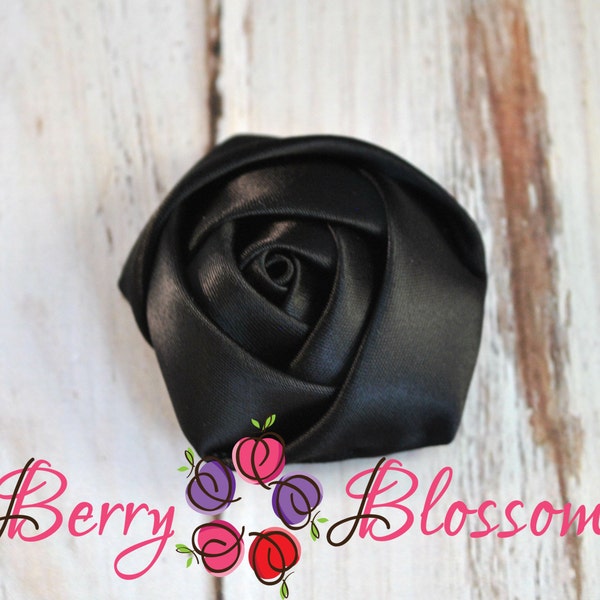 Black Rose Applique - Etsy