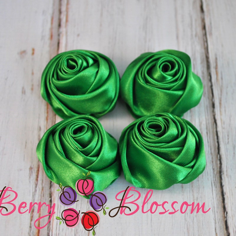 Green Silk Roses - Etsy
