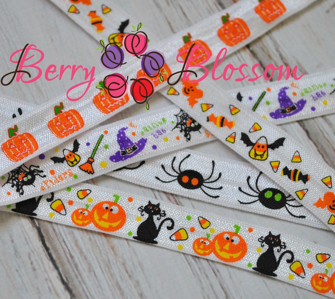 Grab Bag Halloween FOE Assorted 5 Yards 5/8 Inch Stretch - Etsy