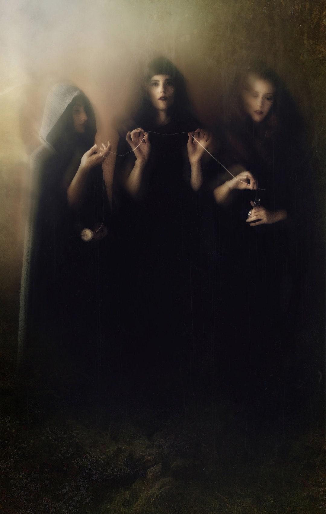 Witchy Art Print “the Three Fates” - Etsy