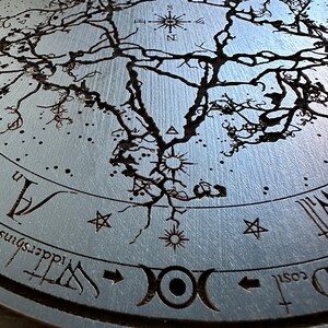 Wiccan Rede witches' Rede Deep Laser Carved Hand Finished Altar Tile ...