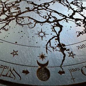Wiccan Rede witches' Rede Deep Laser Carved Hand Finished Altar Tile ...