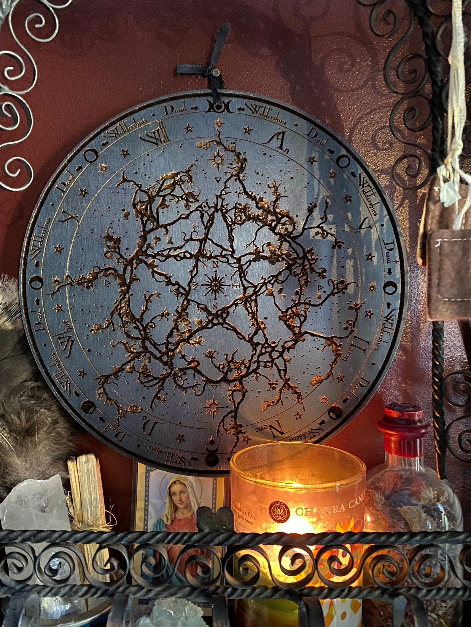 Wiccan Rede witches' Rede Deep Laser Carved Hand - Etsy