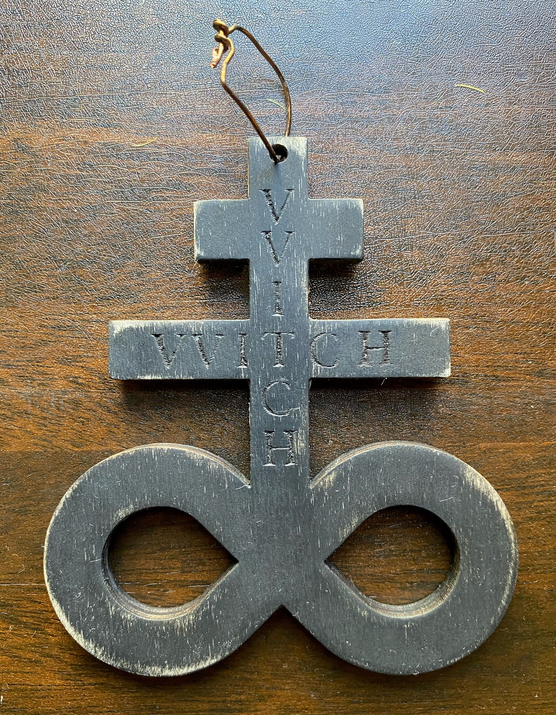 Brimstone Small Hanging Wood Symbol Ornament With - Etsy