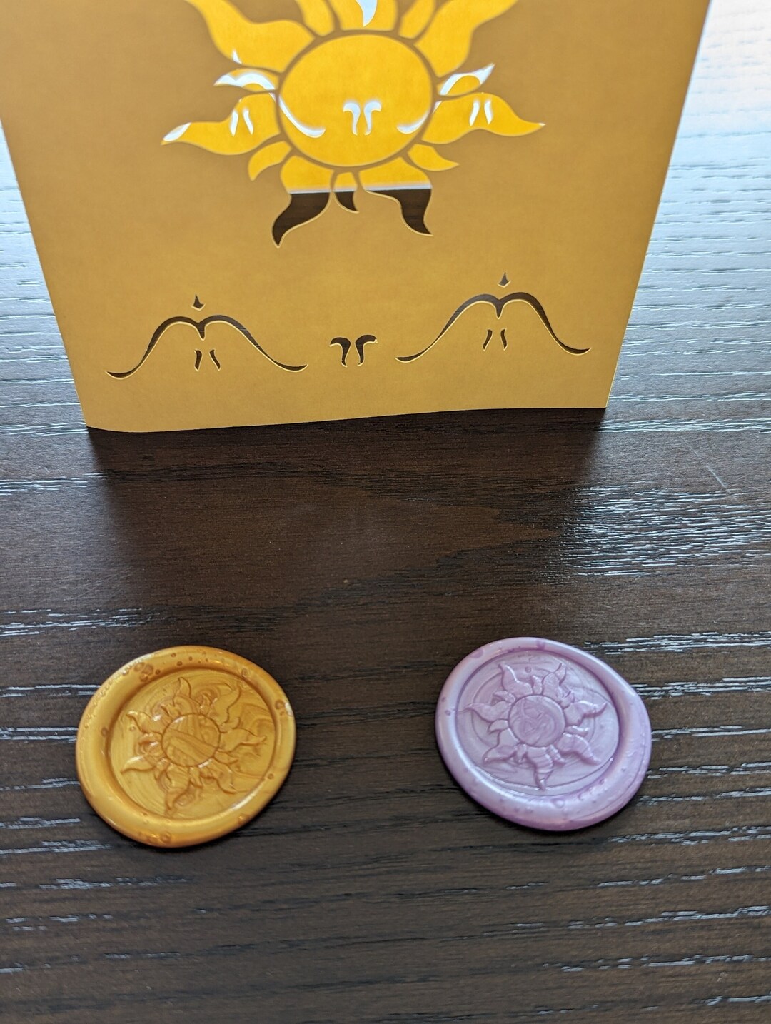 Custom Tangled Sun Wax Seals - Self Adhesive (sold in Packs of 5) - Etsy
