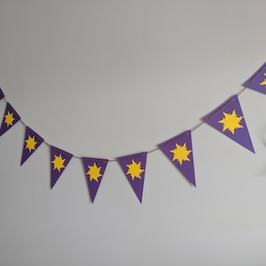 Tangled Flag Banner - Custom Cut - Customizable Sizes and Colors - Etsy