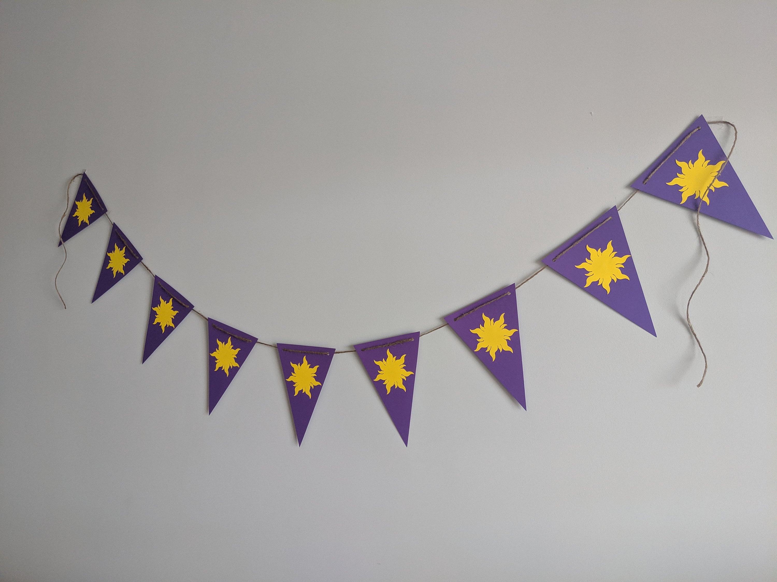 Tangled Flag Banner Custom Cut Customizable Sizes and - Etsy