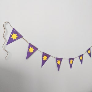 Tangled / Rapunzel Mini Table Banner - Choose Size and Colors - Etsy