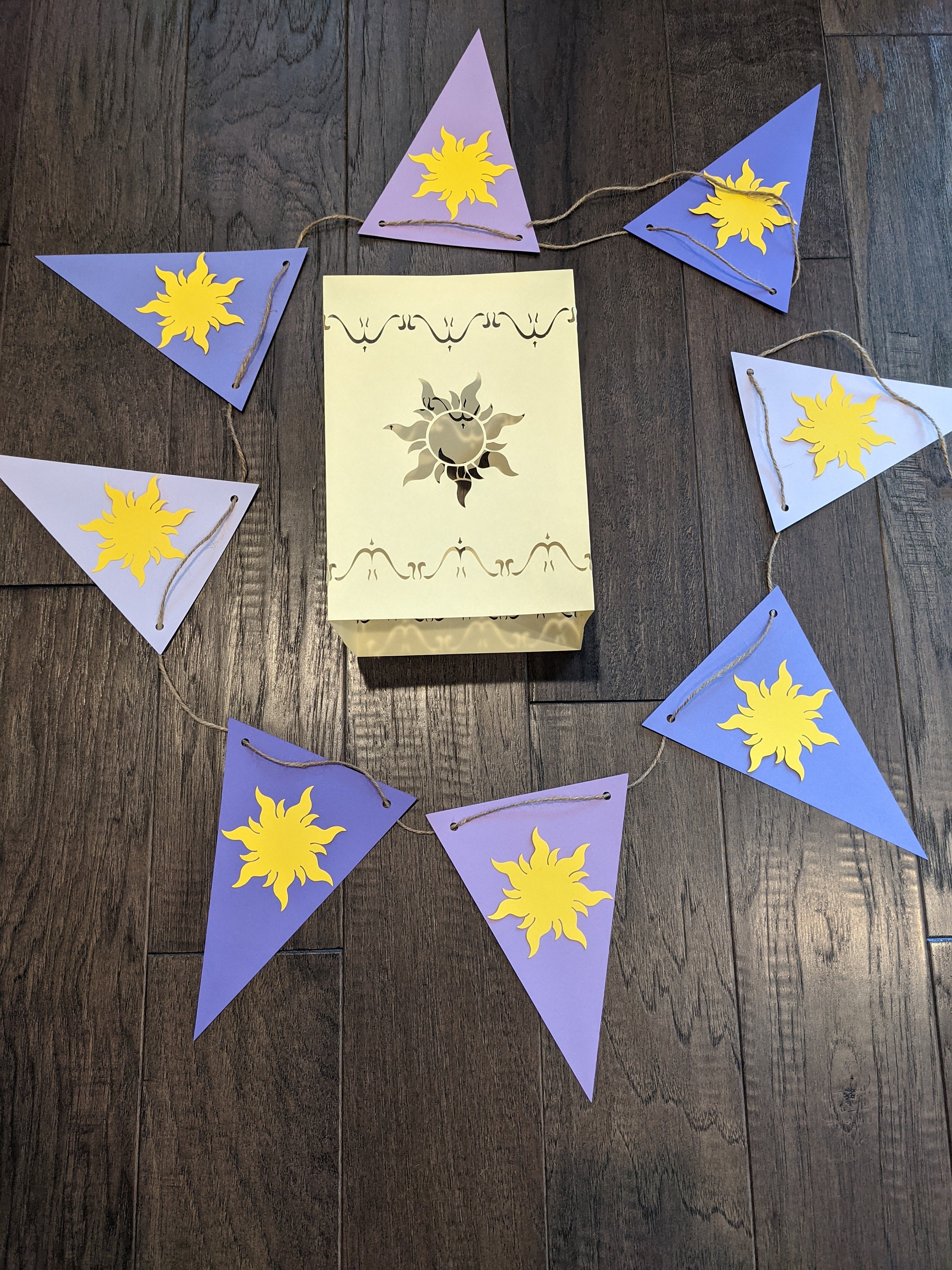 Tangled Flag Banner Custom Cut Customizable Sizes and - Etsy