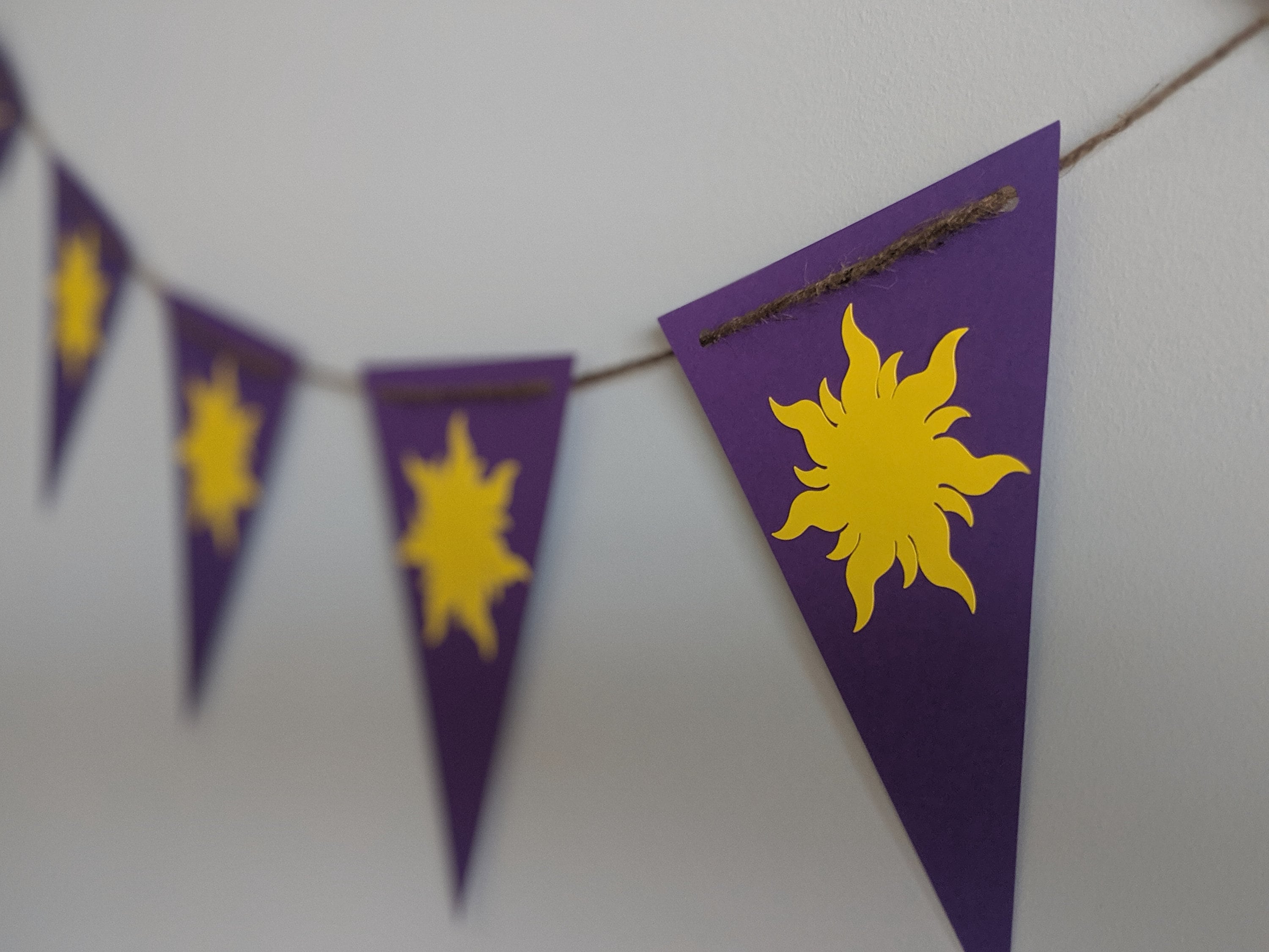 Tangled Flag Banner Custom Cut Customizable Sizes and - Etsy
