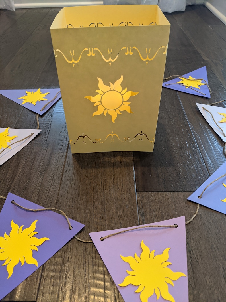 3 Tangled Lanterns | Rapunzel Lantern, Large, Medium and Small ...