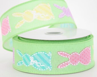 Easter bunny ribbon | Etsy