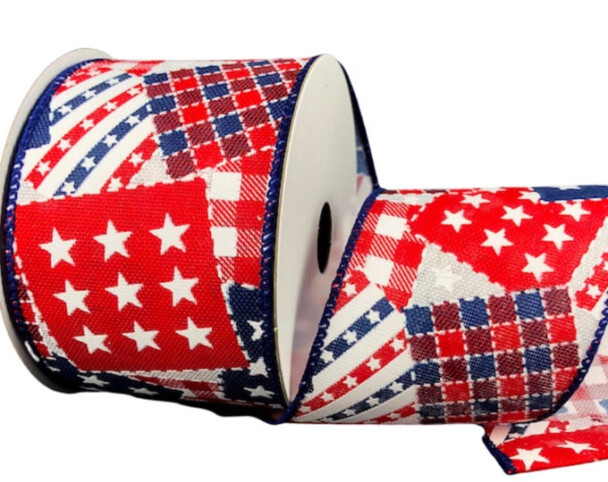 Watercolor Floral Spring Wire Edge Ribbon - Floral Wire Ribbon, Ribbon ...