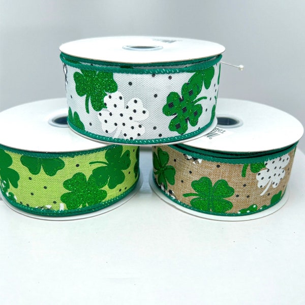Shamrock Ribbon - Etsy
