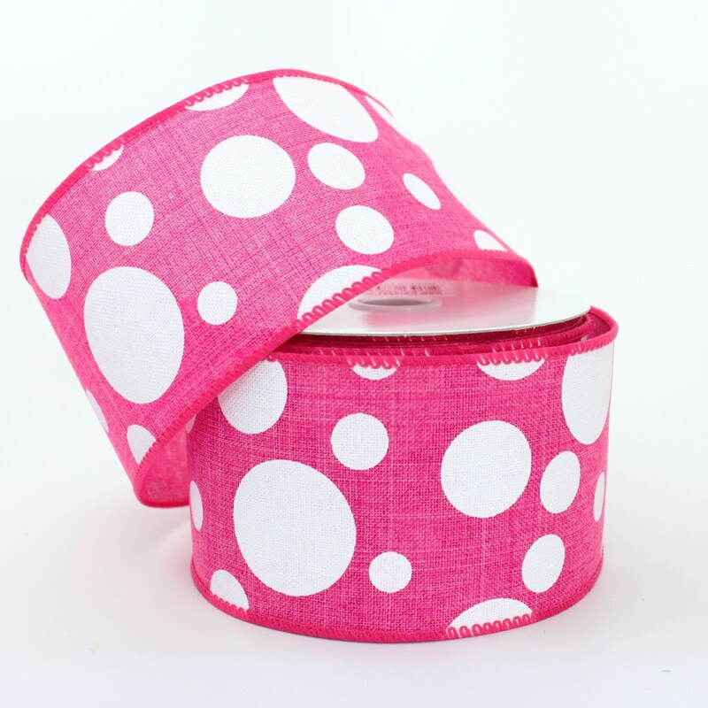 Pink Wired Ribbon - Etsy