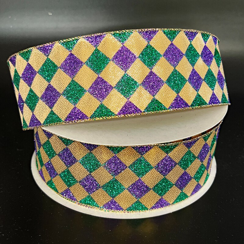 Mardi Gras Ribbon - Etsy