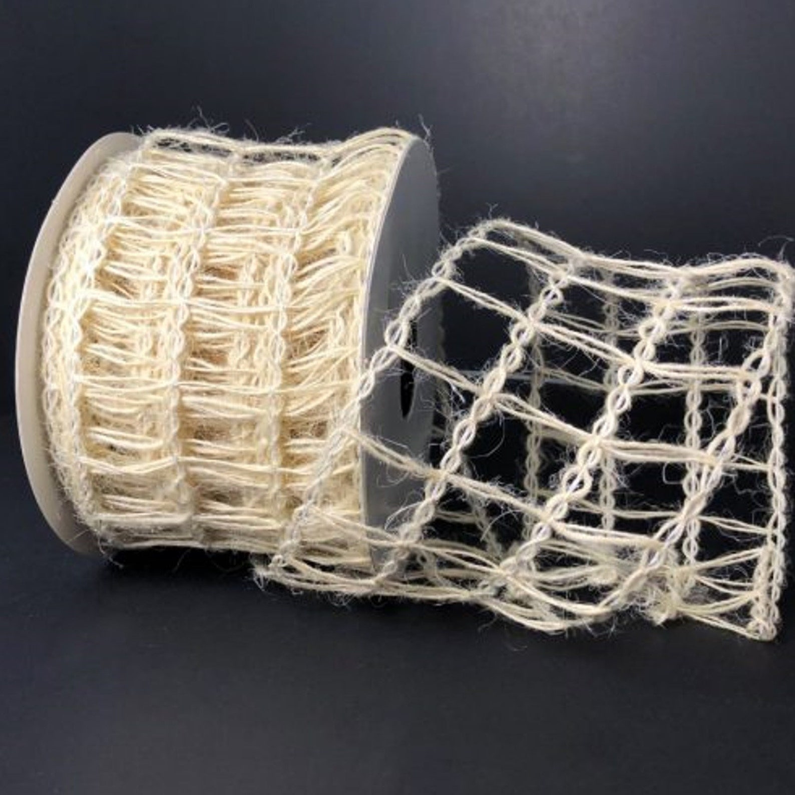 10 Yards Natural Open Weave Jute Wired Edge Ribbon Spring - Etsy