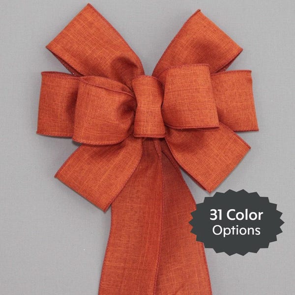 Pre Made Bows for Wreaths - Etsy