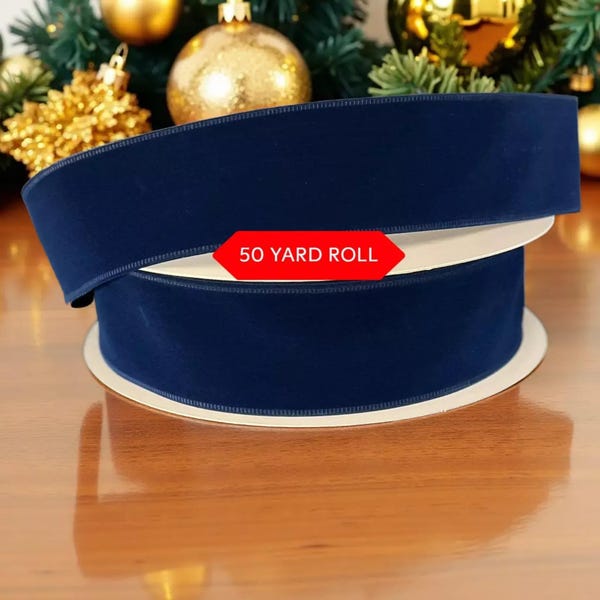 Red Blue Wired Ribbon - Etsy