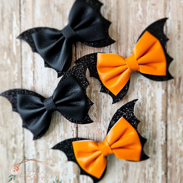 Bat Bow - Etsy