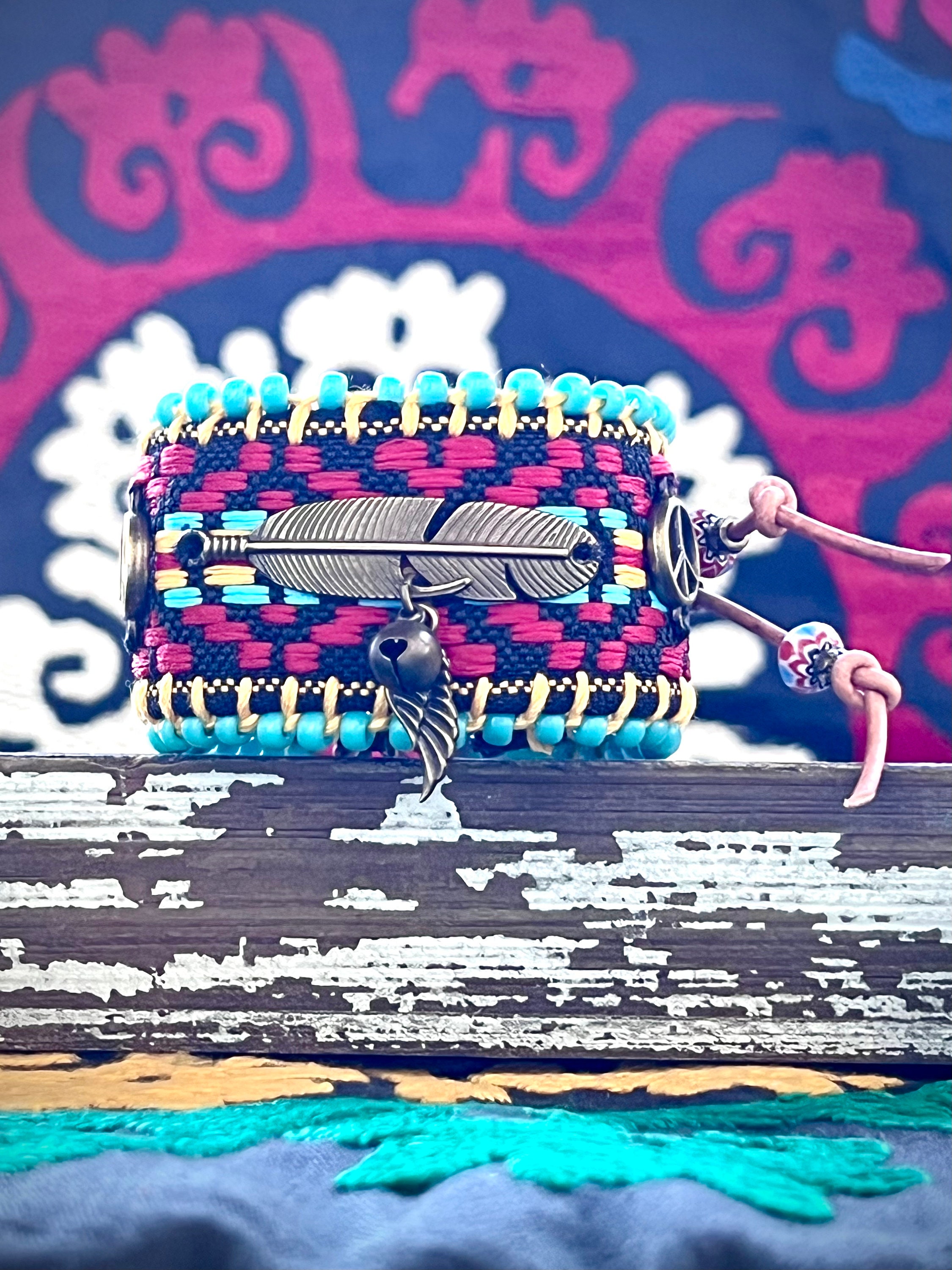 Guardian Angel Tribal Inspired Wrist Cuff - Etsy