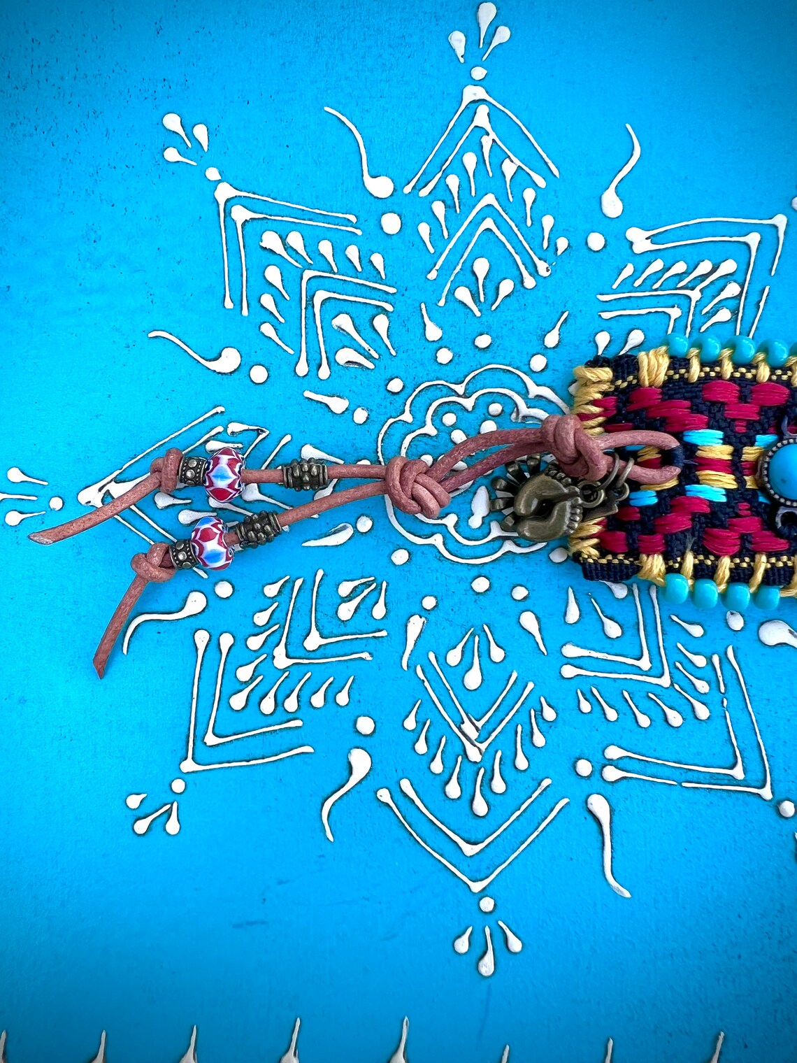 Guardian Angel Tribal Inspired Wrist Cuff - Etsy