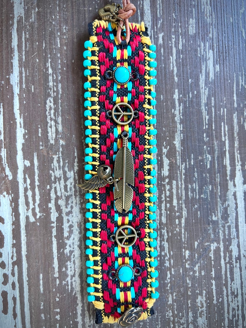 Guardian Angel Tribal Inspired Wrist Cuff - Etsy