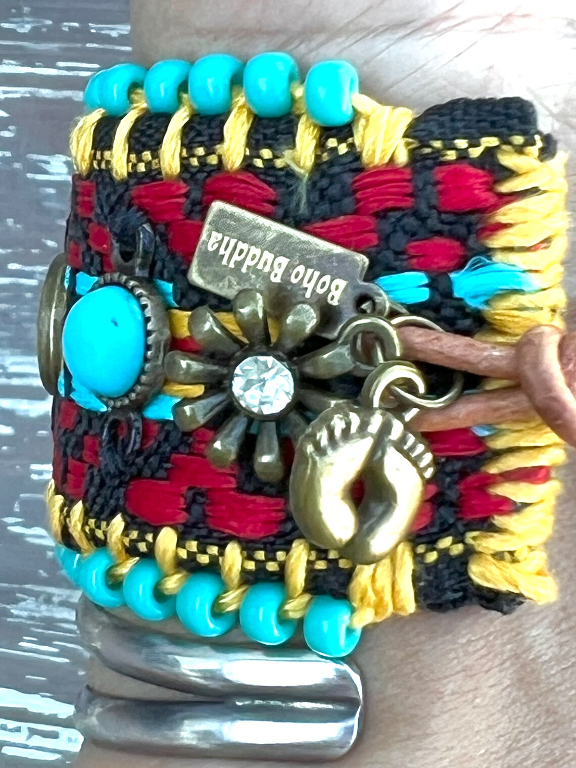 Guardian Angel Tribal Inspired Wrist Cuff - Etsy