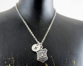 Police Badge Necklace - Etsy