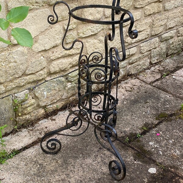 Wrought Iron Stand - Etsy UK
