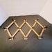 Vintage Wooden Accordian Peg Rack-expanding Coat Rack-10 Pegs - Etsy