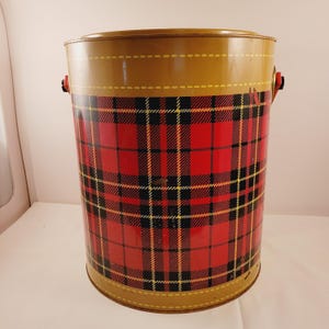 Skotch Kooler Cooler-4 Gallon Deluxe-metal-plaid-black-red-gold ...