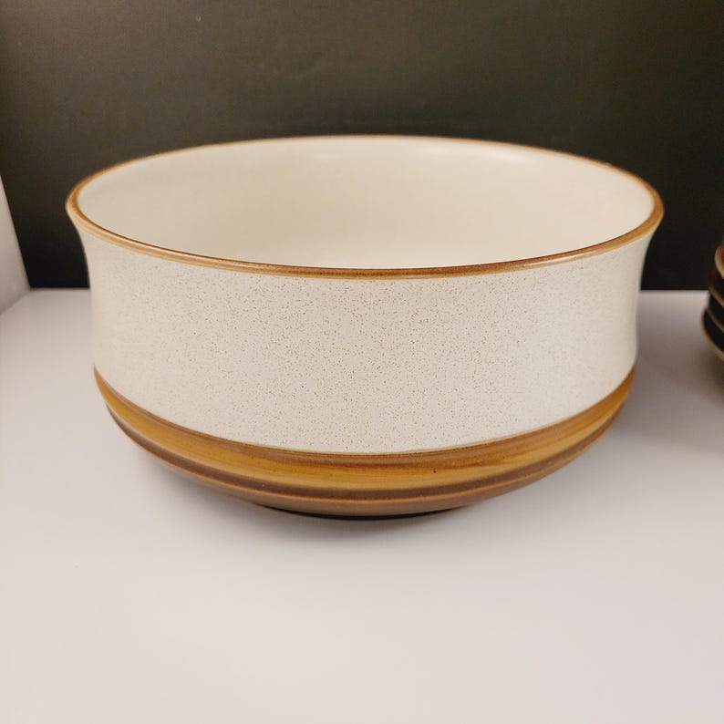 Discontinued Denby "potters Wheel" Dinner-dessert-plates-bowls-serving ...