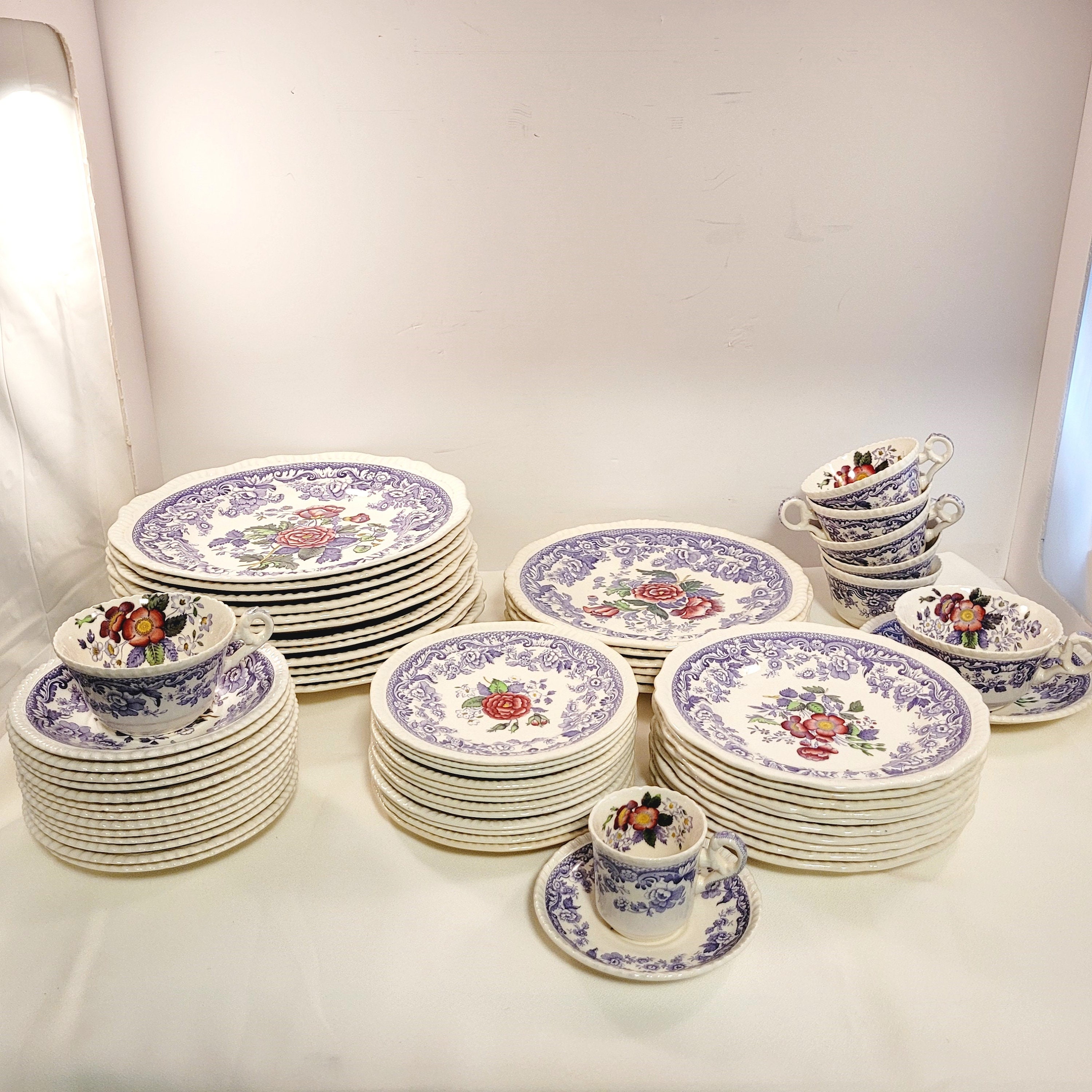 Vintage Copeland Spode Mayflower Dishes Various Sizes Dinner Lunch ...