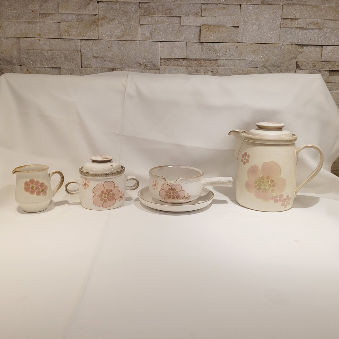 Discontinued Denby "gypsy" Teapot-creamer-sugar-bowl-sauce Pot-boat - Etsy