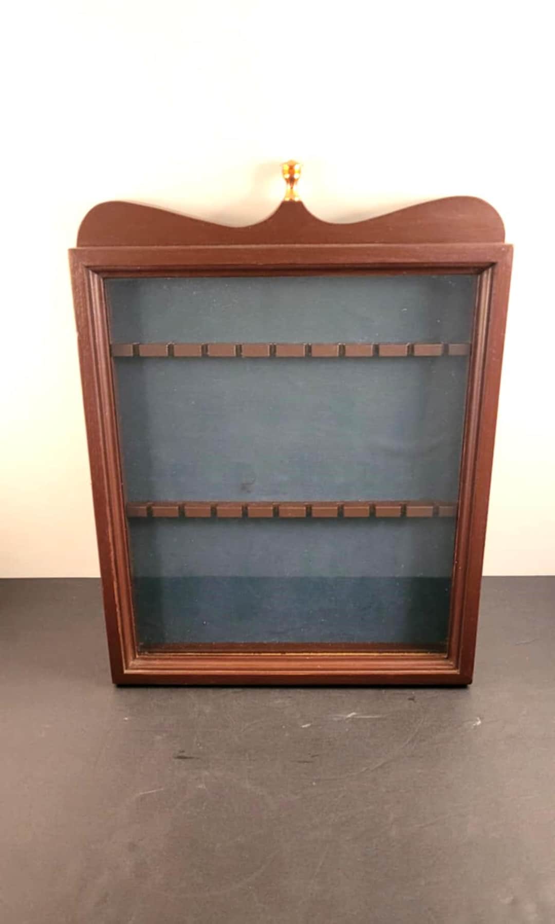 20 Spoon-handcrafted Solid Wood Spoon Display Cabinet-gd45 - Etsy