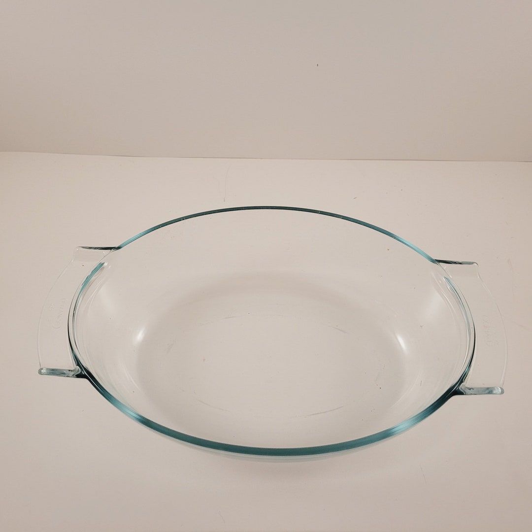 Oval Deep Pyrex Glass Pan #459a-france - Etsy