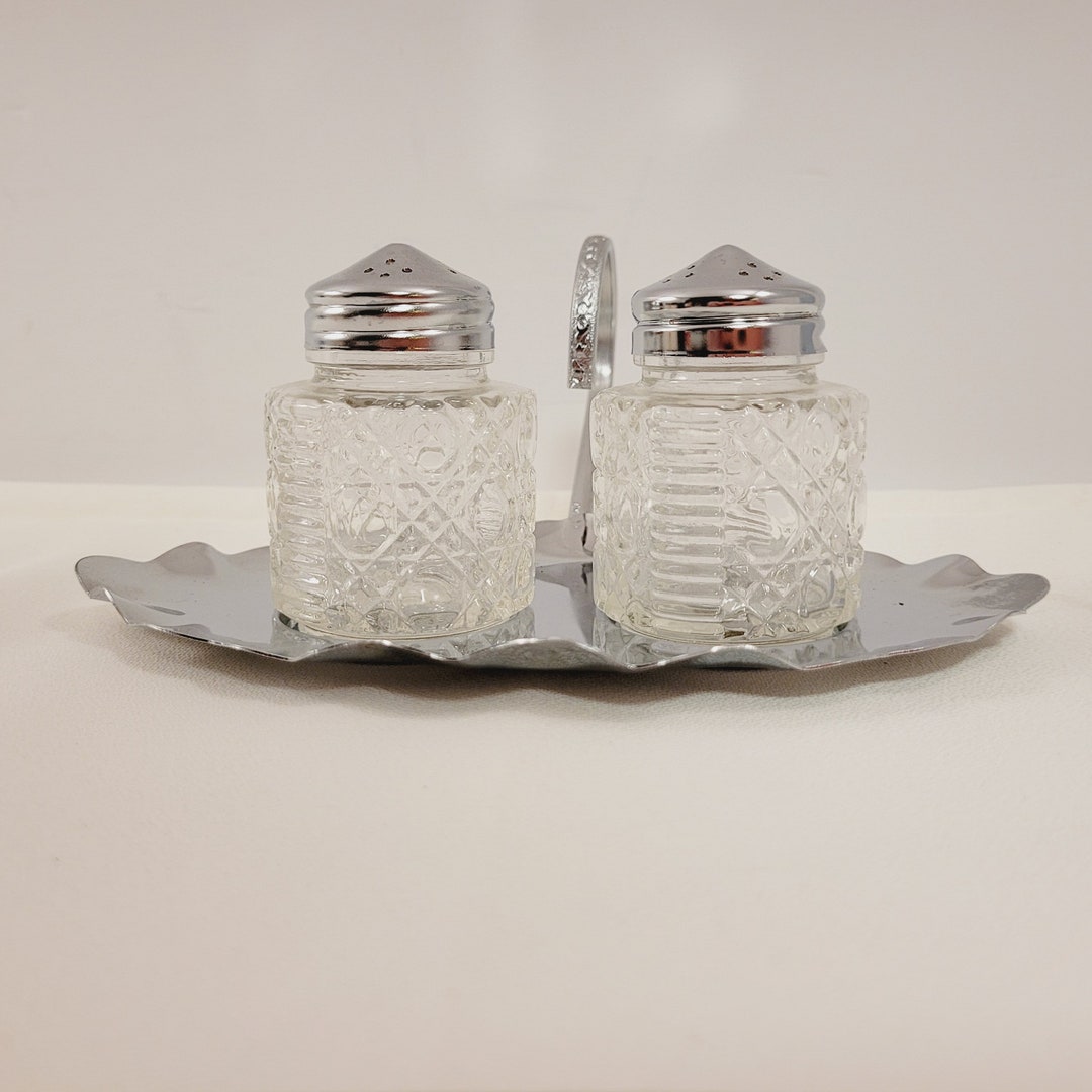Vintage Queen Anne Silver Plated 3 Piece Salt and Pepper Set - Etsy