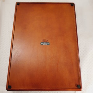 Vintage Eldon Wood Desk Tray File Box Office Accessory Organizer in Out ...