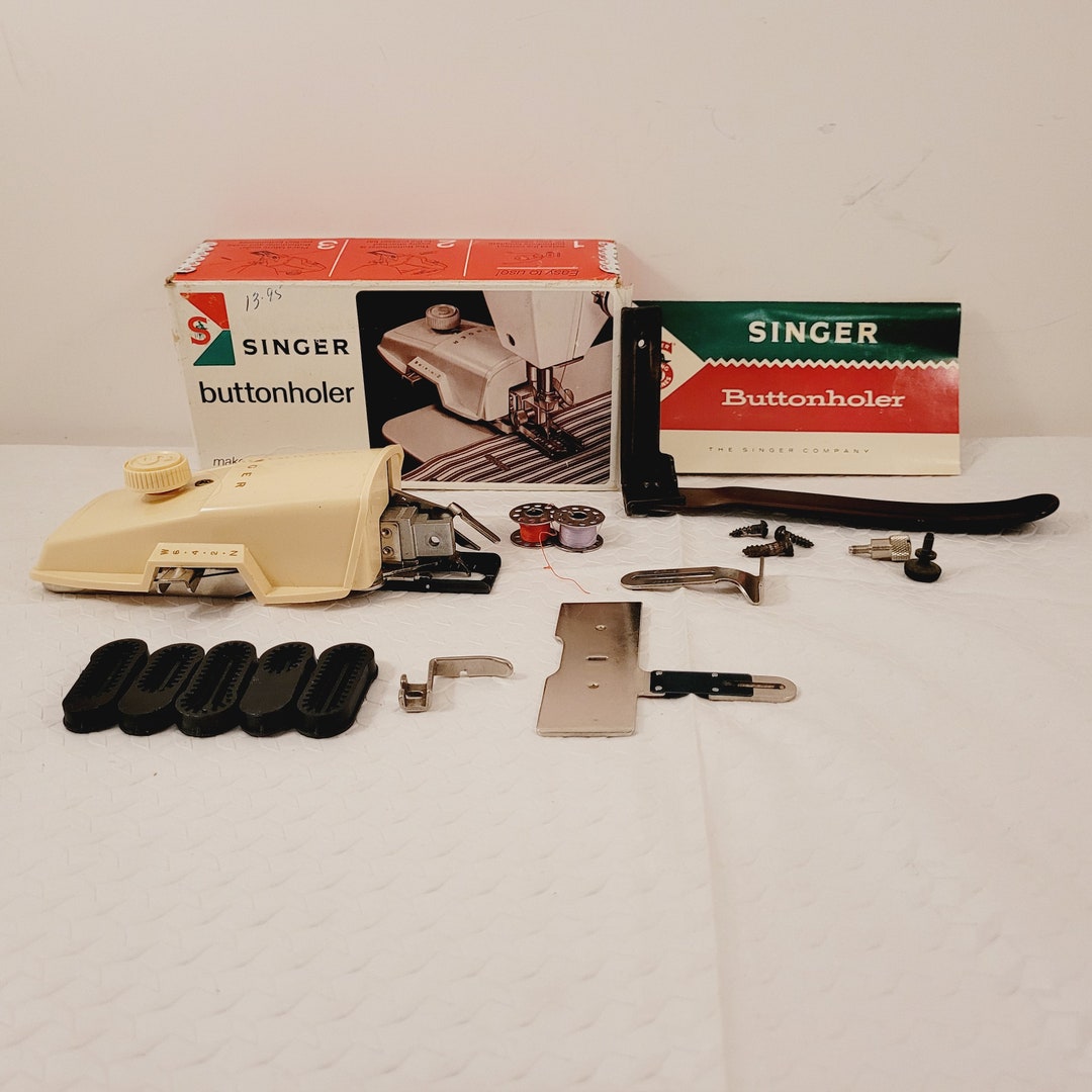Singer Buttonholer Attachment No. 489510 for Vertical-needle Zig-zag ...