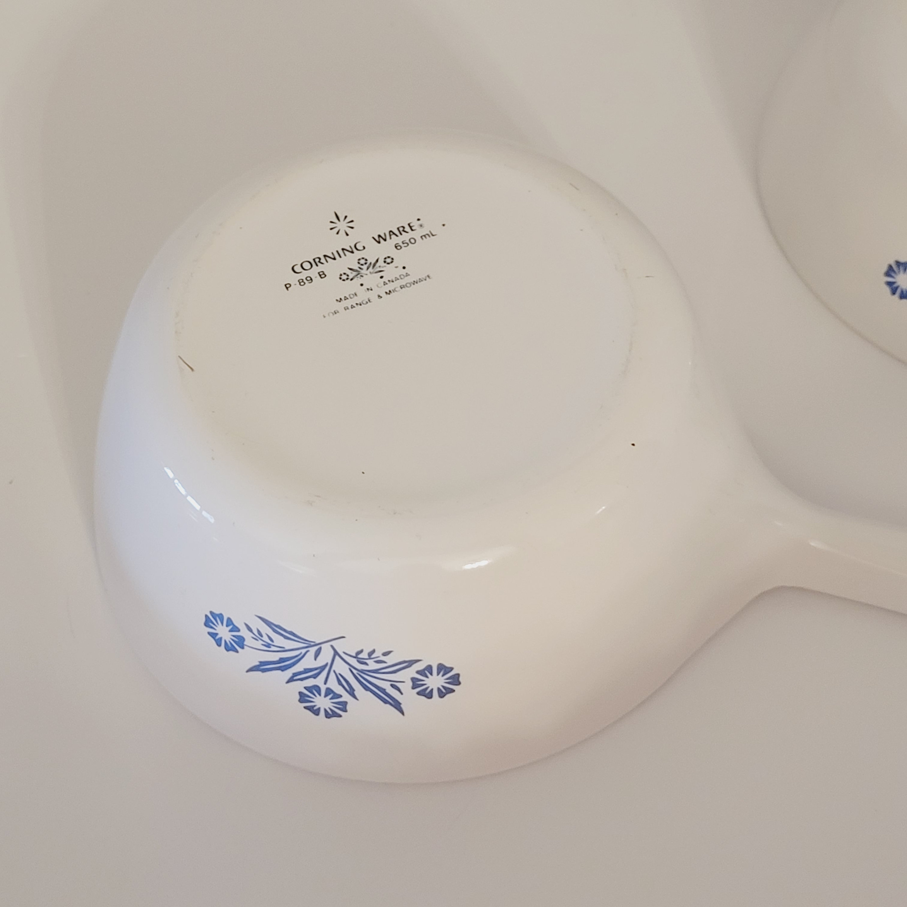 Vintage Cornflower Blue Corning Ware Saucepans-1 With Pouring Lip and ...