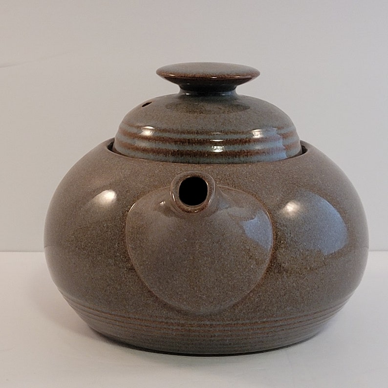 Denby Teapot Greystone Handcrafted 1960s Discontinued - Etsy