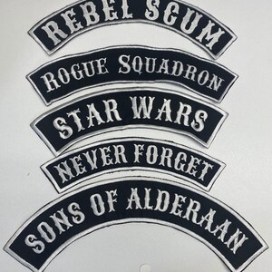 Star Wars Rebel Scum Jacket Back Patch Set - Etsy