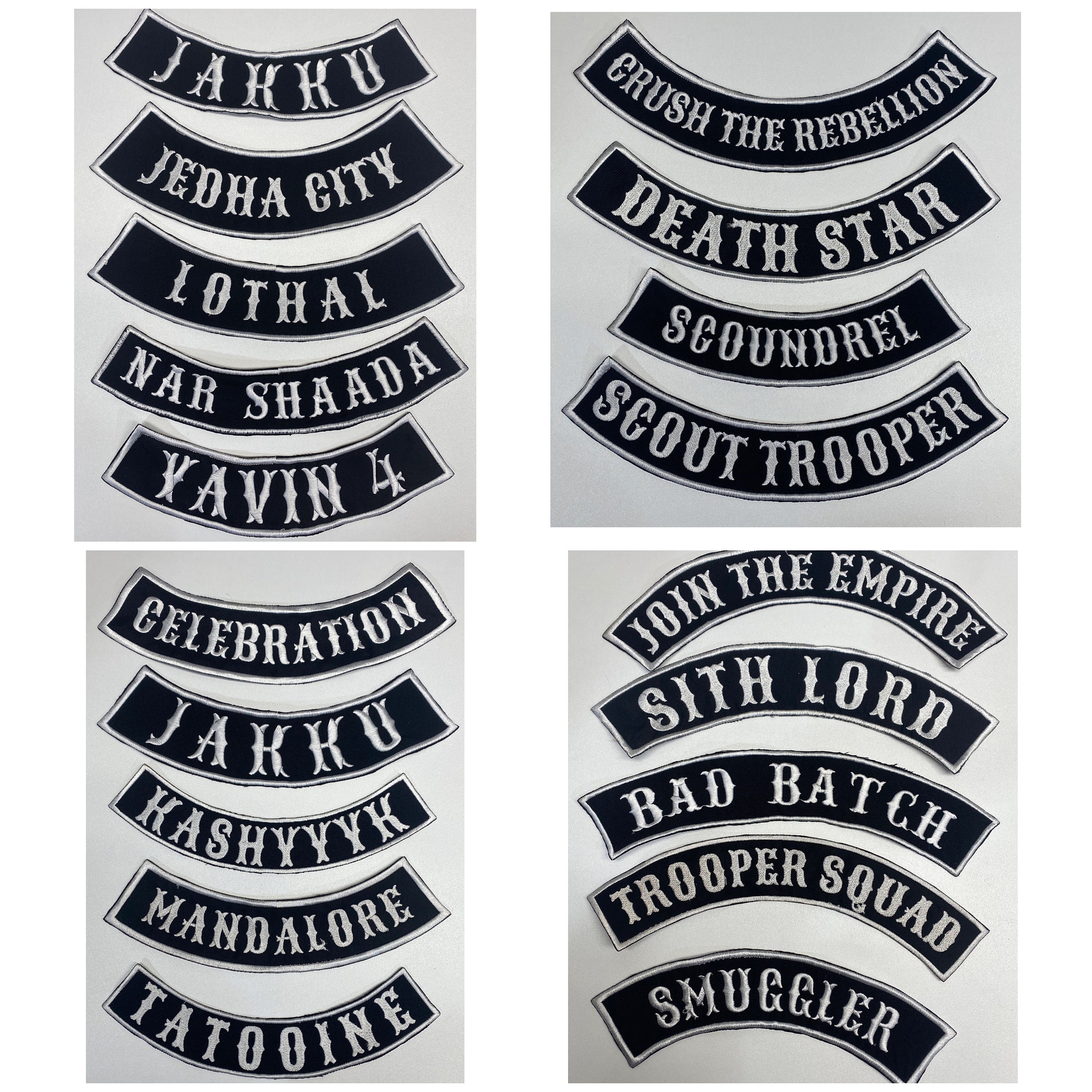 Star Wars Back Patches Embroidery. Pilot Storm trooper Clone | Etsy