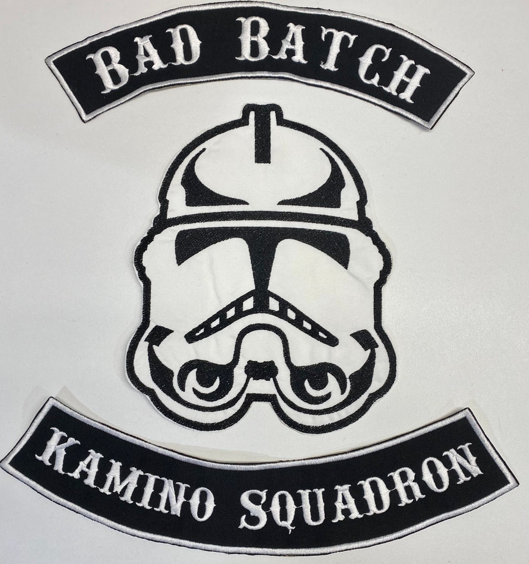 Star Wars Back Patches Embroidery. Pilot Storm Trooper Clone Trooper ...