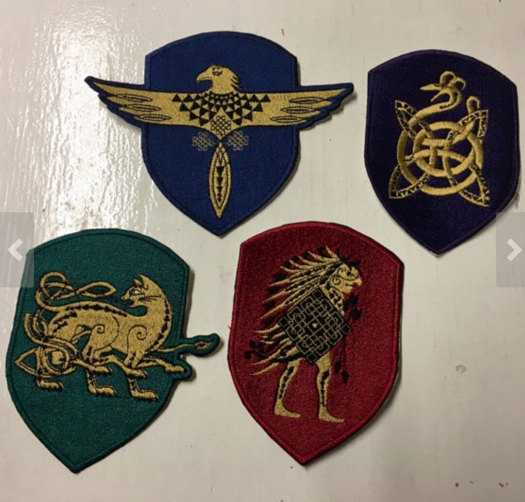 Ilvermorny Wizard School House Crest Patches - Etsy